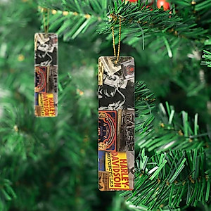 Bookmarks Metal Ruler Harley Bookography Davidson Measure Collage Tassels Bookworm for Book Bibliophile Reading Markers Gift Bookmark Christmas Ornament