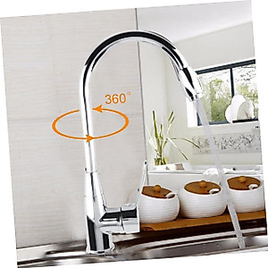 Homoyoyo Kitchen Faucet Drinking Water Faucet Garden Cold Tap Faucets for Bath Sinks Sink Faucet Bath Tub Tap Faucet Tub Faucet Water Spigot Picnic Table Clips Hot and Cold Mop to Rotate