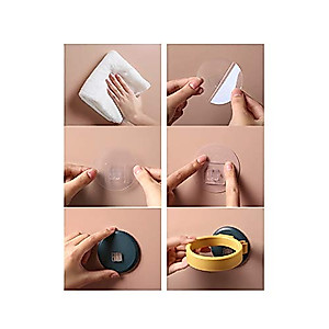 lasenersm 1 Piece Wall Mount Bathroom Blow Dryer Holder Hair Dryer Holder Bathroom Hair Dryer Rack No Drilling Hair Dryer Rack Holder Self Adhesive Blow Dryer Hanging Rack, Black