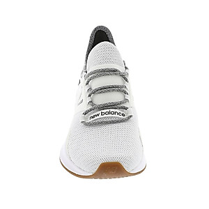 New Balance Women's Fresh Foam Roav V1 Sneaker, Nb White/Black, 9 M US
