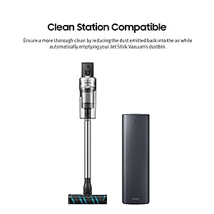 SAMSUNG Clean Station Dust Bags, Pack of 5 Replacement Bags for Jet Stick Cordless Vacuum Cleaners, Hygienic Floor Cleaning Solution, VCA-ADB90/XAA, Grey