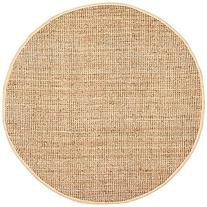 SAFAVIEH Natural Fiber Collection Runner Rug - 2'3" x 7', Natural, Handmade Farmhouse Jute, Ideal for High Traffic Areas in Living Room, Bedroom (NF747A)