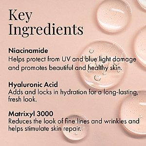 Jerome Alexander My Color Self Adjusting Full Coverage Foundation Makeup with Kabuki Brush (Medium)