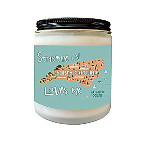 North Carolina Love Someone from North Carolina Loves Me Long Distance Gift LDR Gift Miss You Gift