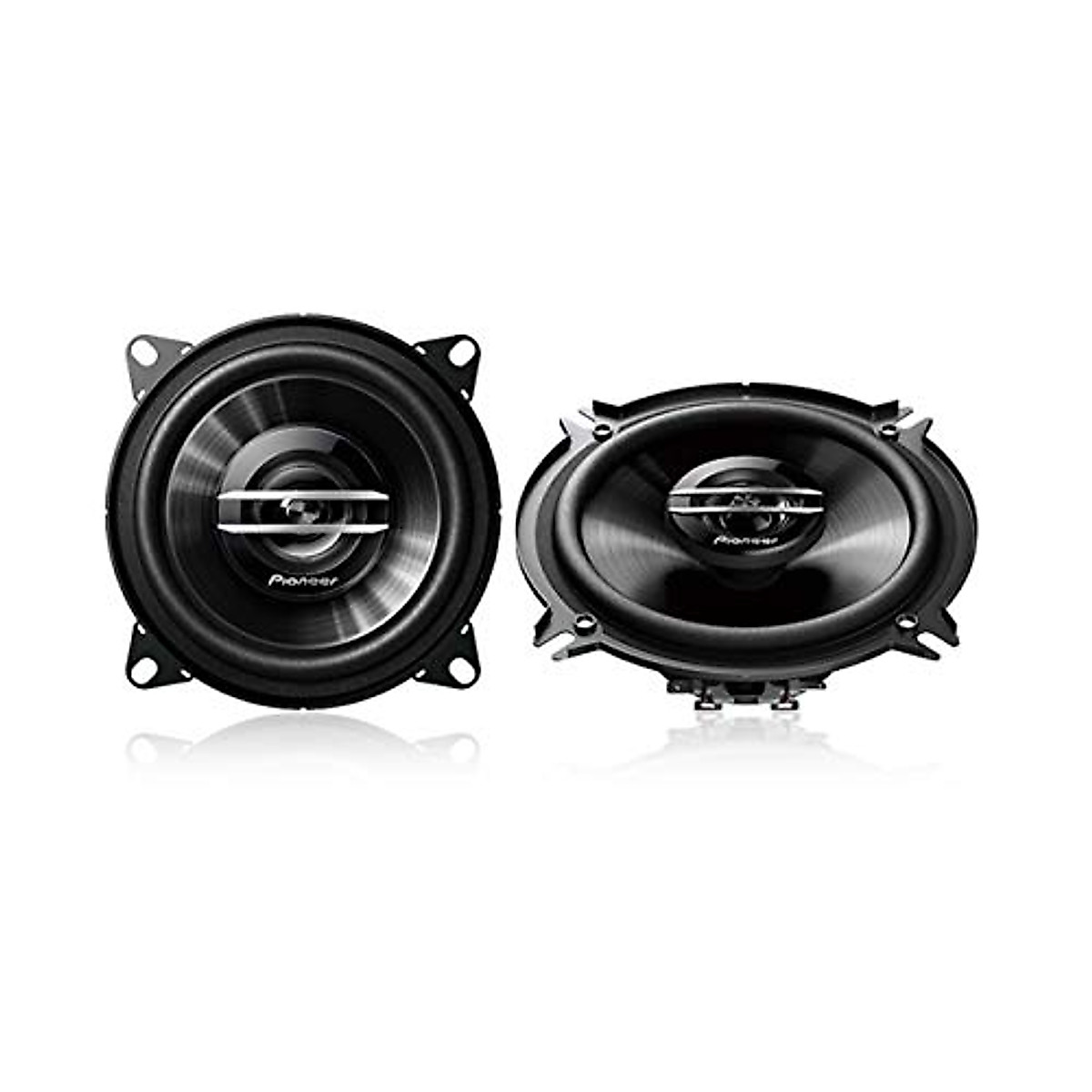 PIONEER TS-G1020S 420 Watts Max Power 4" 2-Way G-Series Coaxial Full Range Car Audio Stereo Speakers with ALPHASONIK Earbuds