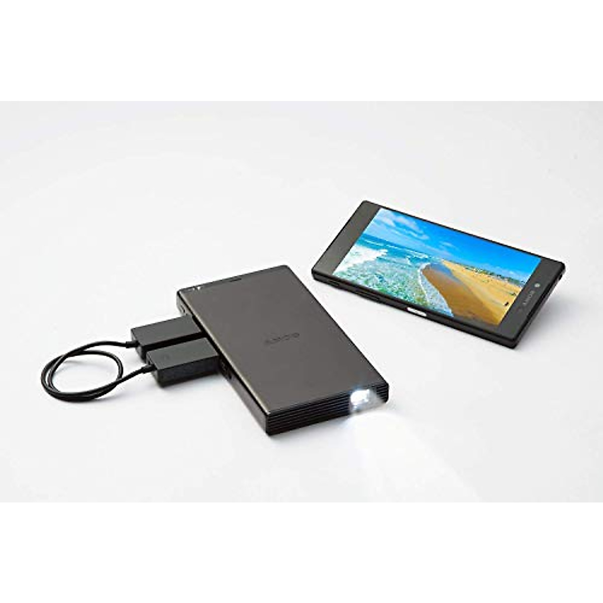 Sony MP-CD1 Portable Pico , Pocket- Sized, HDMI/MHL, DLP, Short-Throw, 120 Screen, 5000mAh Built-in Battery, Built-in Speaker, WVGA 854 x 480