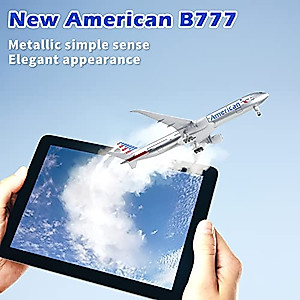 Lose Fun Park 1/300 Diecast Airplanes Model American Plane Model Boeing 777 Model Airplane for Collections & Gifts