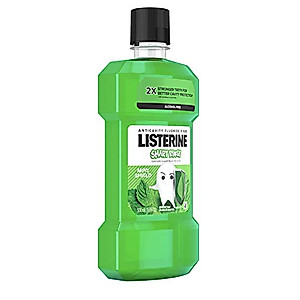 Listerine Smart Rinse Kids Fluoride Anticavity Mouthwash, Mint Shield Flavor, 500 mL
