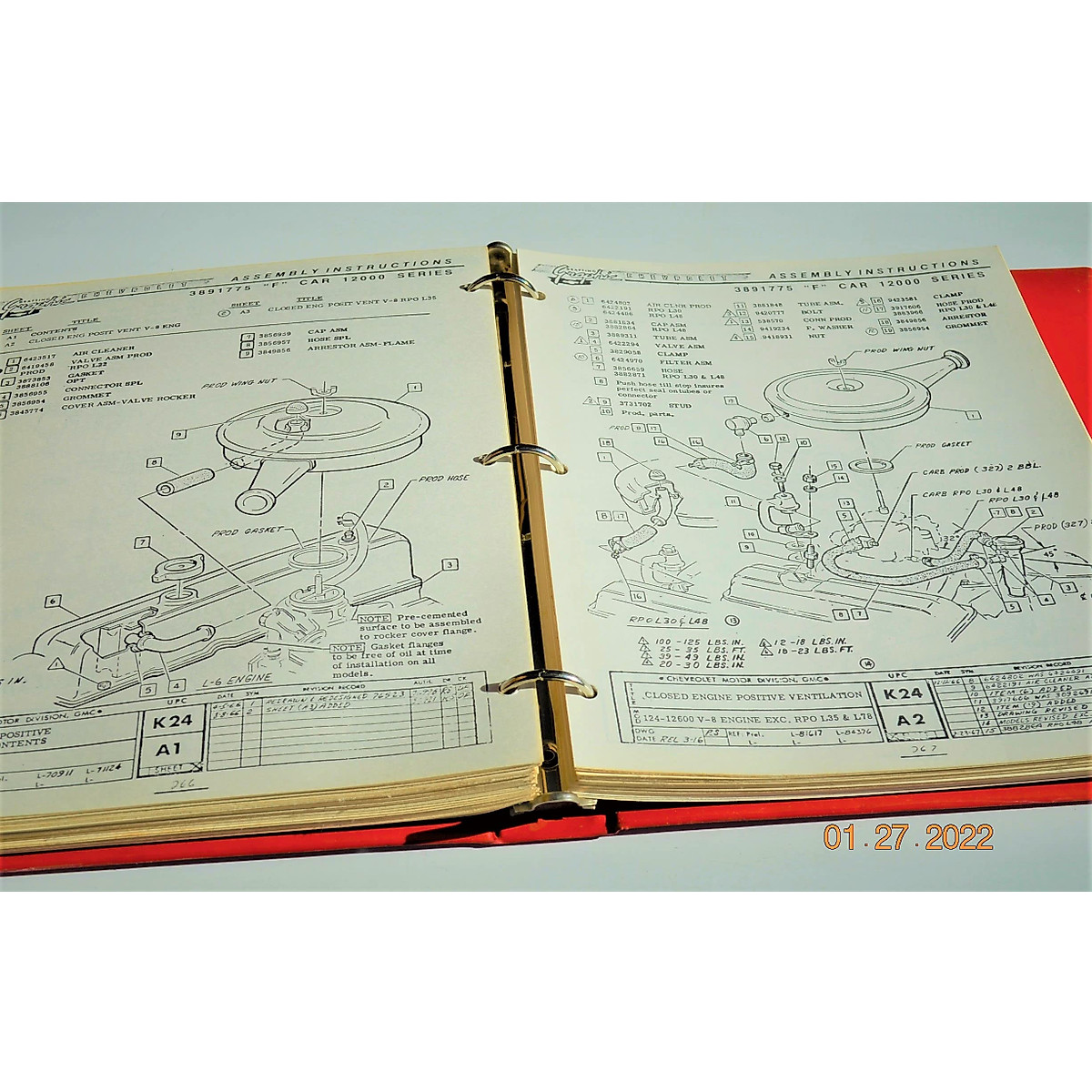 1967 Camaro Factory Assembly Manual Reprint including RS SS Z28