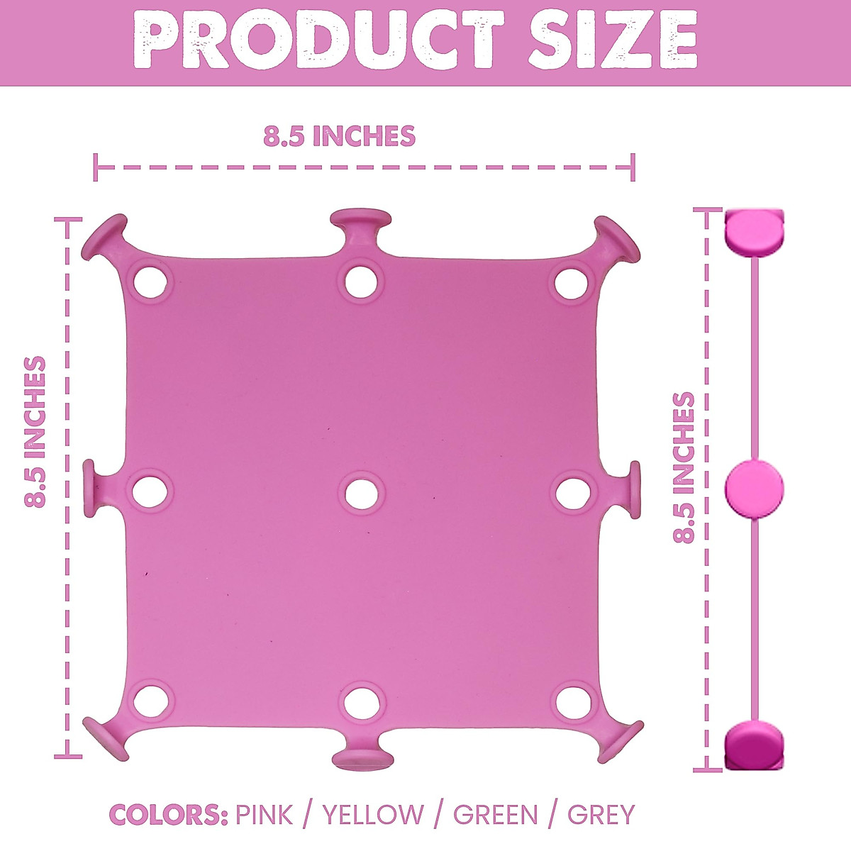 SAVPACK Tote Bag Organizer (Pink): Compatible with Bogg Bag XL and Baby Bogg Bag - Multipurpose: Phone Holder - Cup Holder - Divider