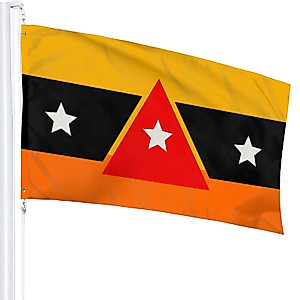 Pogtopia Dream Commune Smp Flags Garden Flag 3x5 Foot Spring Outside Outdoor Indoor House Room Decoration Banner - Canvas Header And Double Stitched 3 X 5 Ft