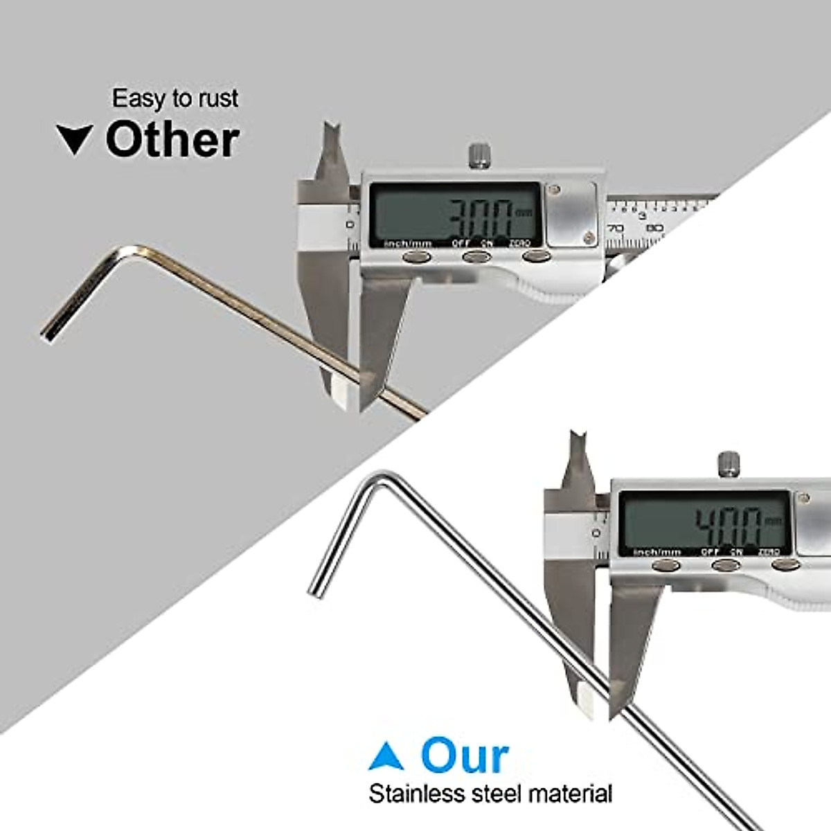 18 Pack Tent Stakes, Stakes for Outdoor Decorations, Tent Stakes Heavy Duty, Metal Stakes, Tent Garden Stakes for Gardening & Canopies, Outdoor Christmas Decorations