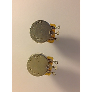2 x CTS 1 Meg Audio Taper Solid Shaft Potentiometers Guitar Or Amp Repair Pots