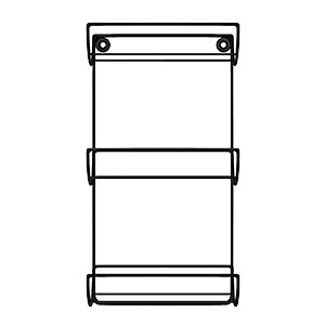 Towel Rack Wall Mounted Metal Wine Rack Washcloths Bathrobe Storage Shelf Organizer Hand Towels Holder for Bathroom Cloakroom - Black