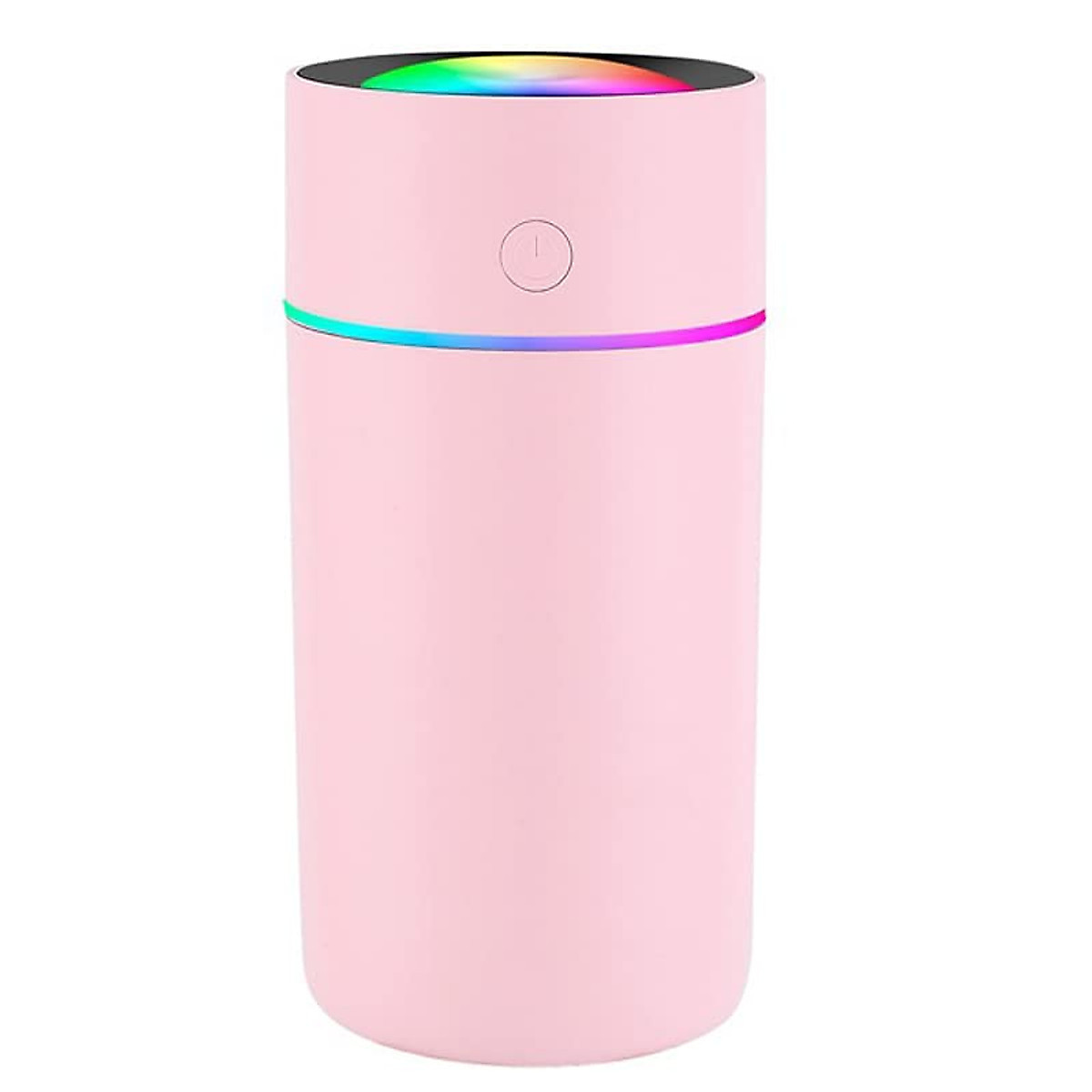 SPOLI Mini Humidifier for Bedroom,USB Portable Humidifier,320ml Water Tank,Suitable for Cars,Offices,Bedrooms, etc, 2 Mist Modes，Automatic Shut-Off，Nano Mist,Super Quiet. (Pink)