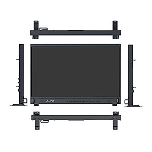 LILLIPUT 31.5" BM310-4KS-ABBP Broadcast Monitor 4K/Full HD for Taking Photos & Making Movies with Multiple Signal inputs 3G SDI, HDMI, DVI,VGA Quad View Split, 3D LUT, HDR with Gold Mount Plate