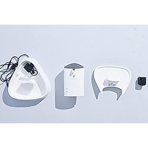 ELS PET Cat Water Fountain with LED, 50oz/1.5L Automatic Pet Water Fountain for Multiple Pets, Ultra Quiet/Adjustable Water Flow/Tertiary Filtration, Waterfall Drinking Dispenser for Cats & Dogs