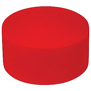 Caplugs 99394802 Plastic Sleeve Cap for Tube Ends. SC-3 1/2, PE-LD, Cap ID 3.500" Length 1.38", Red (Pack of 10)