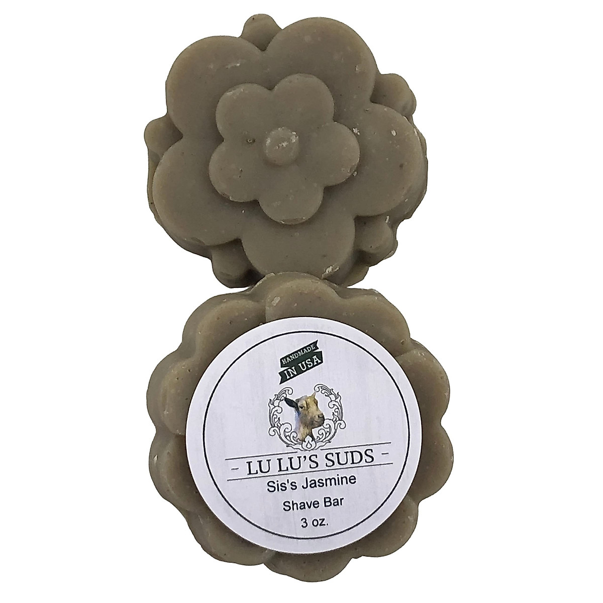 Sis's Jasmine Shave Bar 3 oz.