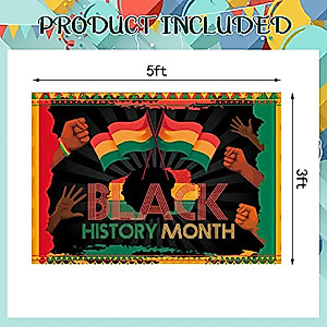 116 PCS Black History Month Balloons Garland Arch kit ,Black History Month Banner Party Sipplies, African BHM Worthwhile Commemoration National Party Balloons Decoration
