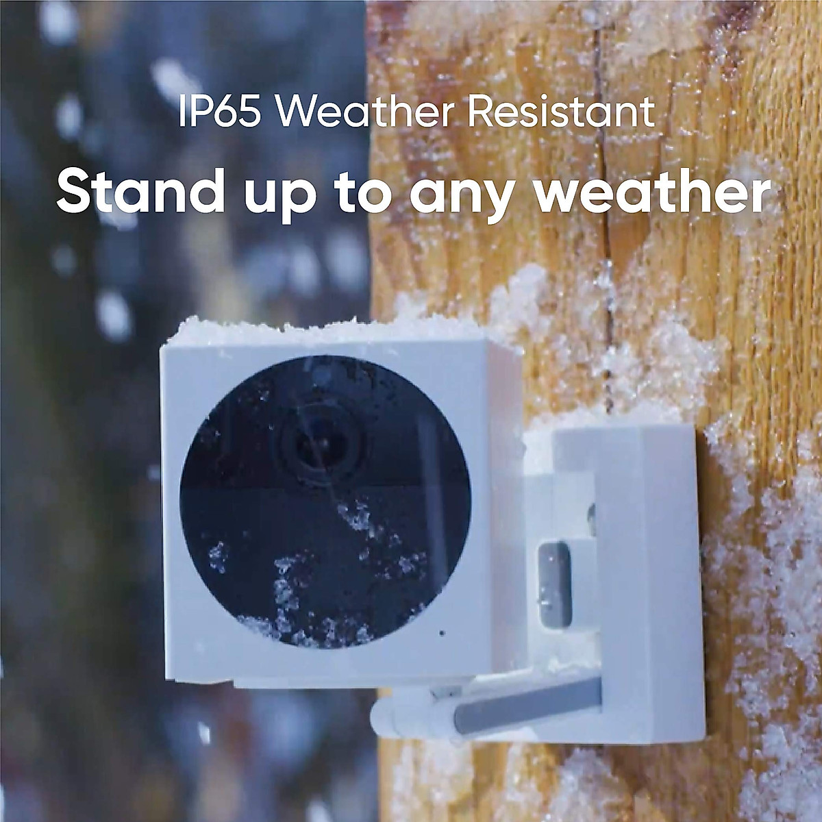 Wyze Cam Outdoor Starter Bundle (Includes Base Station and 1 Camera), 1080p HD Indoor/Outdoor Wire-Free Smart Home Camera with Night Vision, 2-Way Audio, Works with Alexa & Google Assistant, Camo Skin