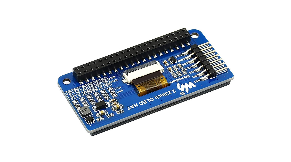 2.23 inch OLED Display HAT for Raspberry Pi & Arduino