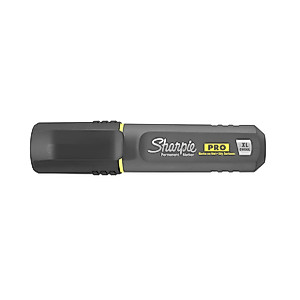 SHARPIE Pro Permanent Marker, XL, Chisel Tip, Black Marker (2018347)