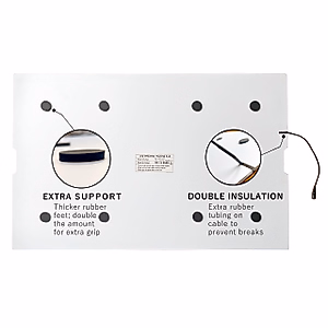 Toddle Way LED Light Pad Compatible with IKEA Flisat Table. Use standalone or as a Flisat Table Insert. 3 Light Levels for tracing, Arts Crafts, Montessori Waldorf Reggio Light Sensory Play for Kids