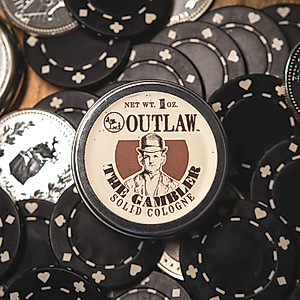 Western Cologne Gift Set - The Scent of the Wild West in 3 Perfectly Pocket-sized Solid Cologne Tins - 0.5 oz Each - Handmade in the USA - Outlaw “The Outlaw's Life”