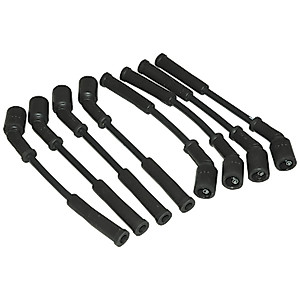 MSD 5574 Street Fire Spark Plug Wire Set Black