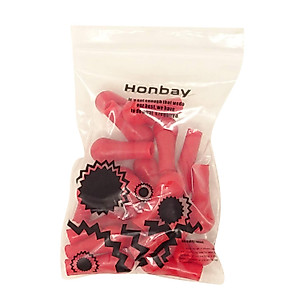Honbay Laboratory Tool 20PCS Pipette Dropper Red Rubber Bulb Caps