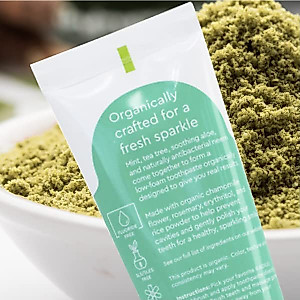 RADIUS USDA Organic Toothpaste Travel Trial Size 0.8 oz Non Toxic Chemical-Free Gluten-Free Designed to Improve Gum Health & Prevent Cavity - Mint Aloe Neem - Pack of 3