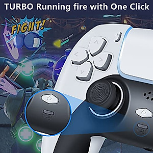 Aoidaruy Wireless Controller for PS4, Compatible with PS4/PS3/PC/Mac/IOS/Android/Switch, PS4 Remote Joystick Controller Dualshocked, Gaming Controller Auto Fire Turbo Button and Custom Ps4 Controller