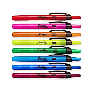 Sharpie Smear Guard Retractable Highlighters