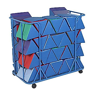 Children’s Factory, Angeles Universal Cart, AFB7930, Mobile Nap Mats & Soft Play Equipment Storage, Daycare, Preschool, Nursery or Classroom Organizer