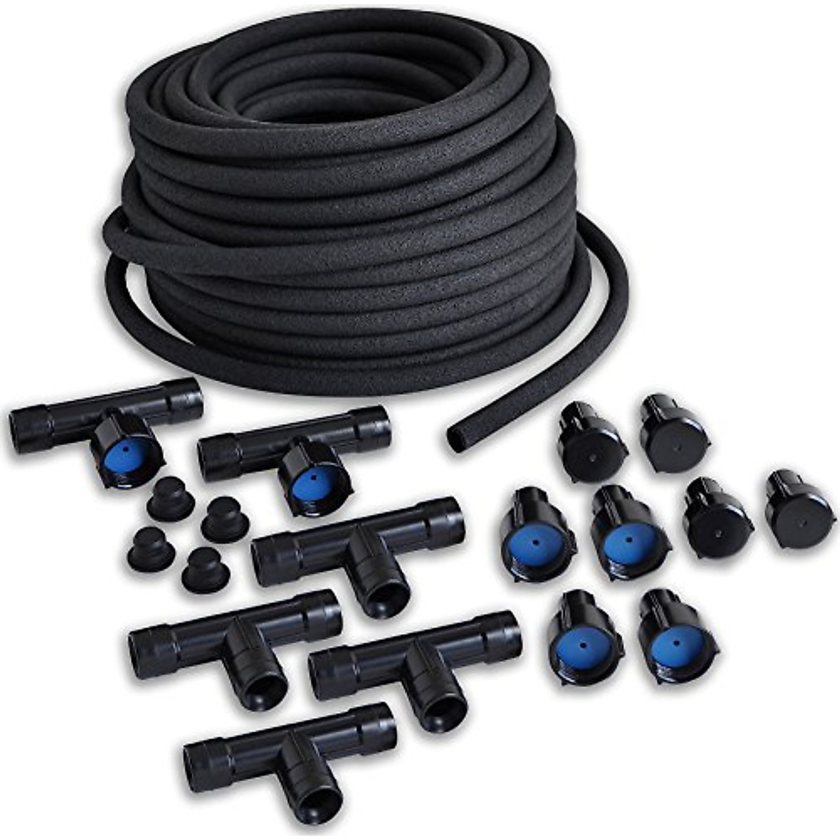 Swan Products MGEZFE3801 Miracle-Gro Soaker System Push on Fitting Replacement Piece: Feeder Connector, Black