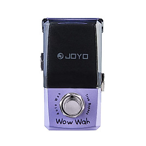 JOYO JF-322 Auto Wah Wow Wah Mini Pedal Bundle with JP-06 Noise Blocker Pedal Power Supply