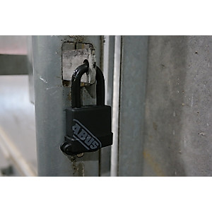 ABUS 70/35 KA Solid Brass Weatherproof Padlock Keyed Alike (Code - 6301), Black