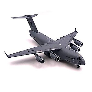 Lllunimon 1/200 USAF C-17 Plane Model Globemaster III Tactical Military Transport Aircraft Diecast Metal Plane Models for Display Collection,2#