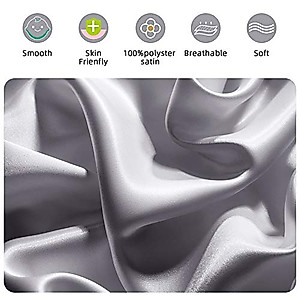 pendali Silk Pillowcase for Hair and Skin, Both Side Silk Pillow Case Soft and Smooth,Beauty Sleep, Bed Pillow Covers with Hidden Zipper, Silk Satin Pillowcase, Standard Size, Pack of 1 Piece