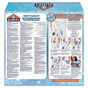 Elmer’s Glue Frosty Slime Kit | with Clear PVA Glue, Glitter Glue Pens & Magical Liquid Activator Solution | 8 Count