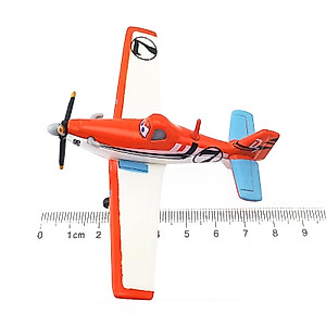 Planes Fire and Rescue：No.7 Dusty Crophopper new 1:55 Metal Diecast Educational Toys Planes Model