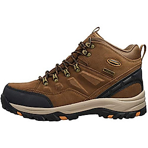 Skechers Men's Relment Pelmo Brown Chukka Boot 11.5 M US