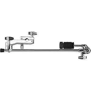Pearl CH70 Cymbal Boom Attachment Clamp with 15" Solid Boom Arm, Multi-Angle Mounting Clamp, and UniLock Gearless Cymbal Tilter for Splash, Crash, and Effects Cymbals.