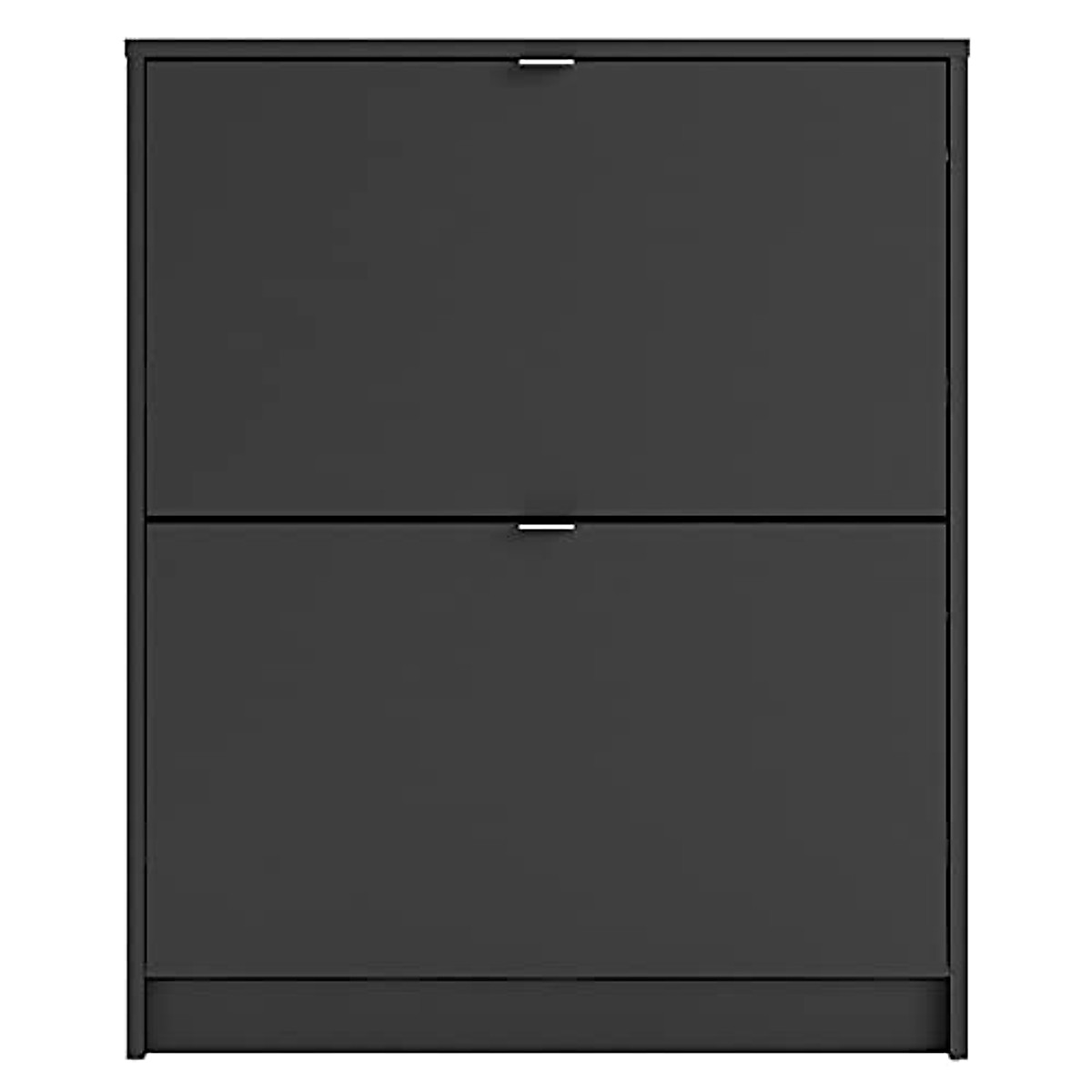 Tvilum, Black Matte Bright 2 Drawer Shoe Cabinet