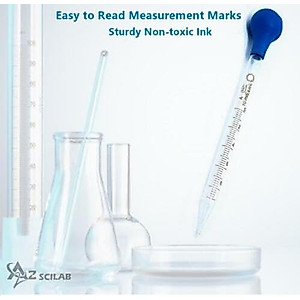 A2Z Scilab 11 Pcs Lab Micro Spatula Scoop Spoon Tweezers Sampler Instrument Kit, Made of Stainless Steel - Multi Purpose Laboratory Sampling Mixing Glass Pipette Set - For Starter Science STEM Lab Kit