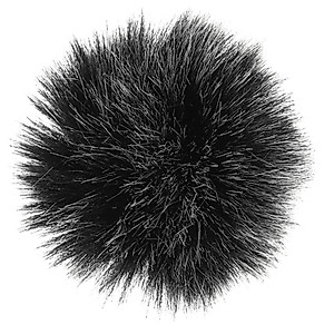 Onwon Outdoor Microphone Furry Windscreen Muff for Most Lavalier Microphones Lapel Headset Microphone Cover (2 Pack)