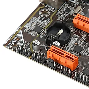 Desktop Computer Motherboard, M ATX USB3.0 DDR3 SATA3 LGA 1155, M.2 NVME NGFF Mode High Speed Hard Disk Gaming Mainboard, 6 Channel Audio Chip, for Intel B75