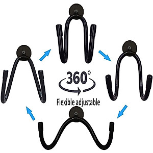 Pmsanzay Adjustable Universal Game Controller Mount Stand Holder, Black, Magnetic