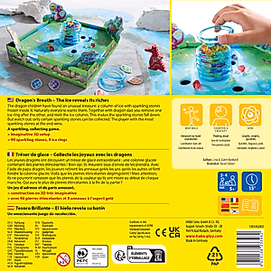 HABA Dragon's Breath Board Game - Children's Game of The Year Winner | 2-4 Players | Games for 5 Year Olds & Up | Board Games for Family Night | Collecting Games for Kids